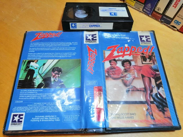 ZAPPED SCOTT BAIO (1982) - RARE Australian Embassy BETA Issue - SCI-FI ...