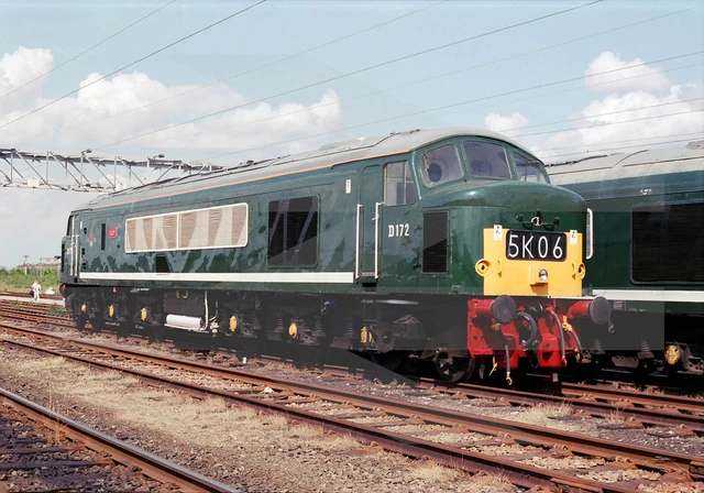 ORIGINAL 35MM NEGATIVE Class 46 BR Green D172 Ixion Crewe Bas Hall 1994 ...