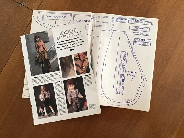 PATRON POUPÉE MODES Et Travaux EUR 3,50 - PicClick FR