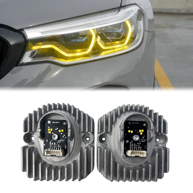 YELLOW ANGEL EYES DRL Adaptive LED Module For BMW G30 G31 F90 M5 ...