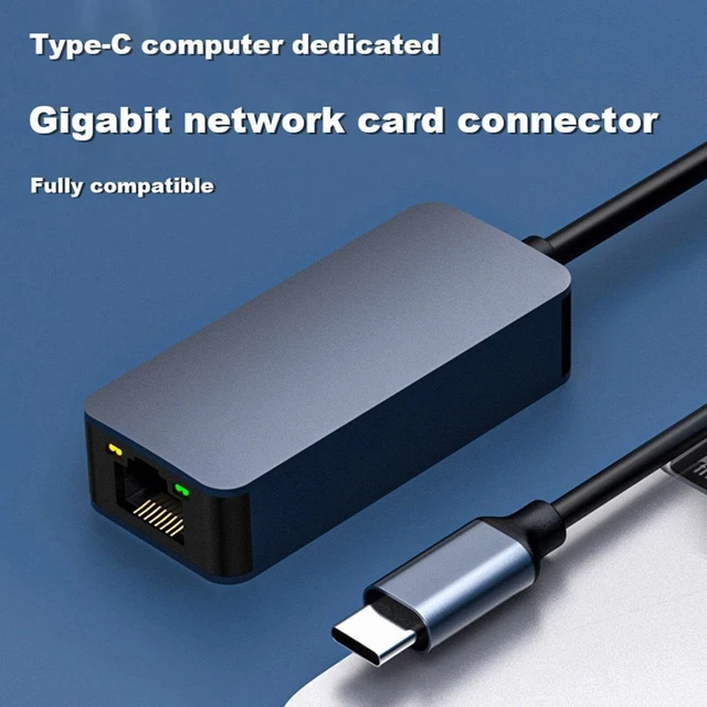 WIRED 2.5G ETHERNET Lan Adapter 2500Mbps Type-C To RJ45 Converter ...