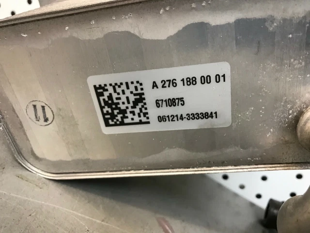 ORIGINAL MERCEDES BENZ heat exchanger oil cooler engine 276 A2761880001 ...