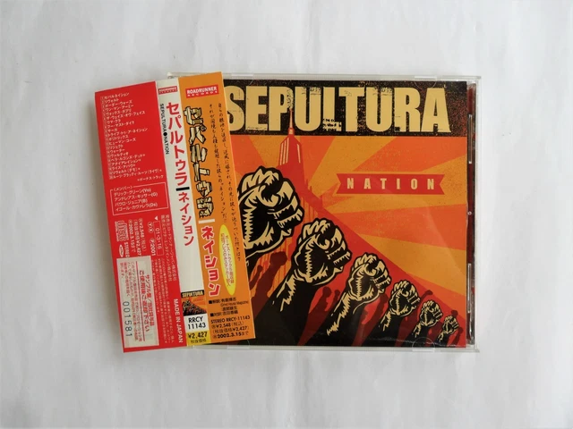SEPULTURA RARE CD Japan Promo (Metallica Slayer, Megadeth, Soulfly ...