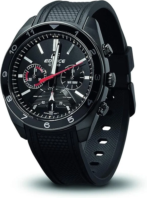CASIO EDIFICE MEN'S watch EFV-590PB Chronograph Stopwatch Neo display ...