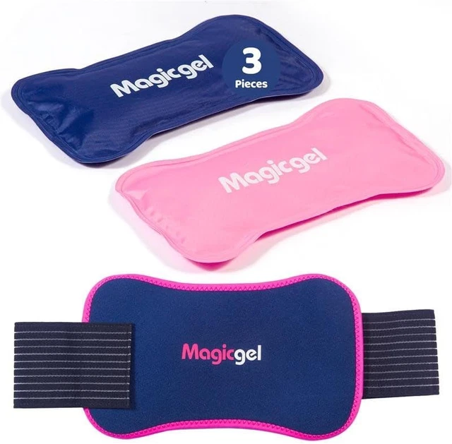 MAGIC GEL SET Di Borsa Ghiaccio Ginocchio, Spalla E Schiena Con Strap ...