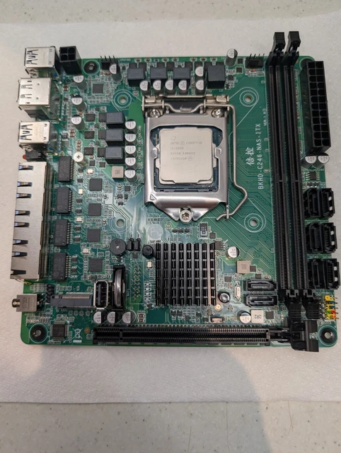 C246 ITX NAS Motherboard + Intel i5-9500 - ideal for NAS / Jellyfin / Firewall £63.24 - PicClick UK