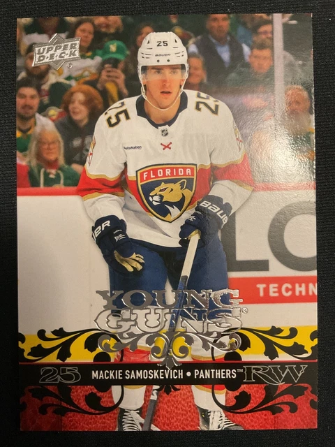 CARTE RC RÉTRO Mackie Samoskevich 2023-24 pont supérieur étendu jeunes ...