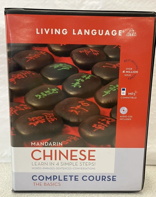 LIVING LANGUAGE MANDARIN Chinese Complete Course The Basics 4 CDs & 2 ...