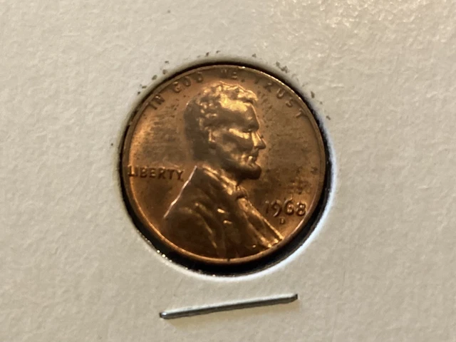 1968 D LINCOLN Memorial Penny Error (DDO) (DDR) Doubled Die Obverse ...