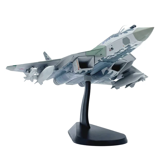 ALLOY 1/72 SCALE Russian Air Force Sukhoi Su-57 Fighter Model Plane Toy ...