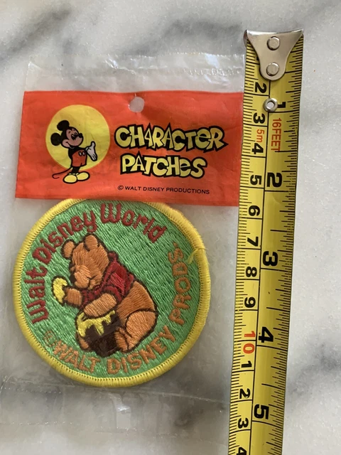 VINTAGE RETRO CHARACTER Patches 1970’s Disney Whinnie Pooh Themed Badge ...