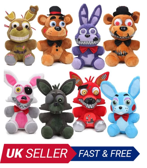 FNAF FIVE NIGHTS at Freddy's Plush Doll Plushies Toy Teddy Freddy Foxy ...