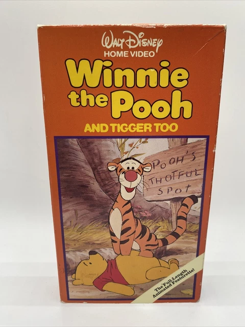 Disneys Winnie The Pooh And Tigger Too Vhs 064 Excellent Condition