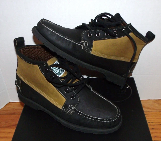 RARE MEN'S SEBAGO X Filson Knight HandSewn Waxed Cloth Chukka ankle ...
