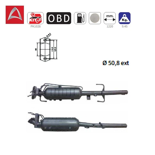SOOT PARTICLE FILTER Diesel particulate filter DPF for MAZDA 6 2.0 Di ...