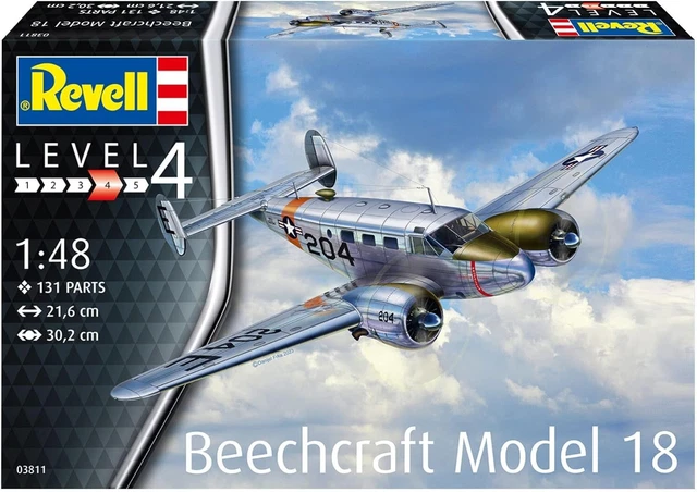REVELL 03811 BEECHCRAFT Model 181 1/48 scale Plastic Kit £34.99 ...