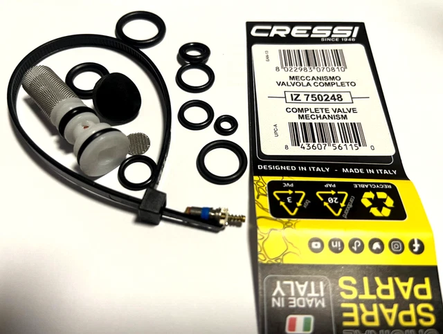 SERVICE KIT FÜR Cressi Inflator + complete valve mechanism IZ750248 EUR ...