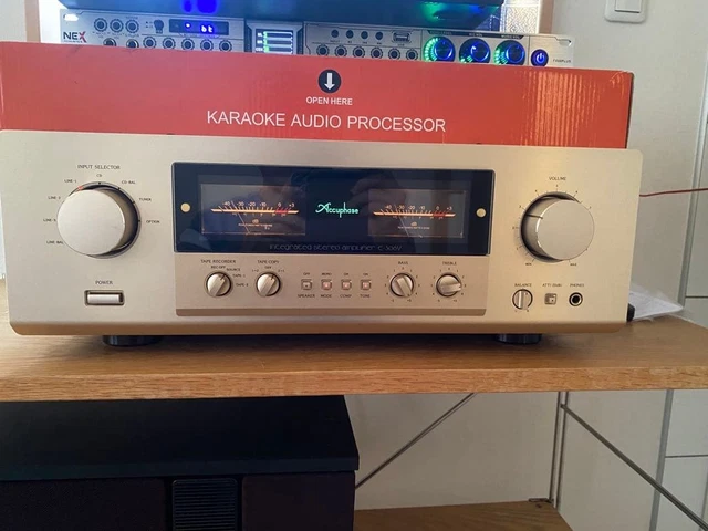 ACCUPHASE E-306V INTÉGRÉ Amplificateur Stéréo 100W / Ch Argent Ton ...