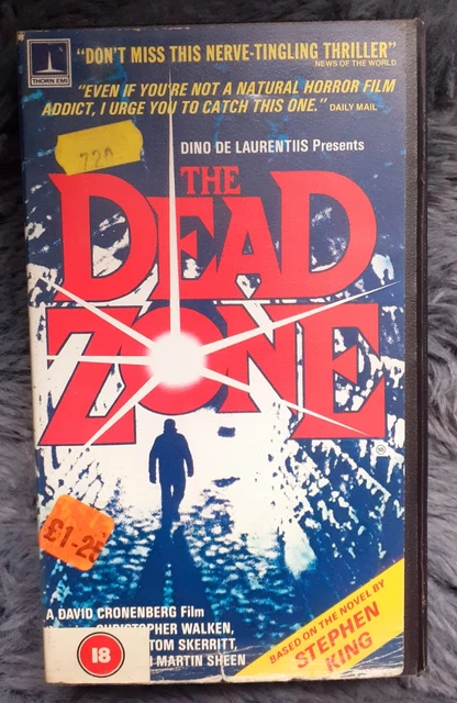 THE DEAD ZONE - Thorn Ex Rental VHS Pre Cert - Fully Tested Working £7. ...