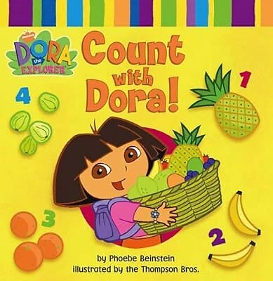 COUNT WITH DORA (Dora the Explorer), Nickelodeon, Used; Very Good Book ...