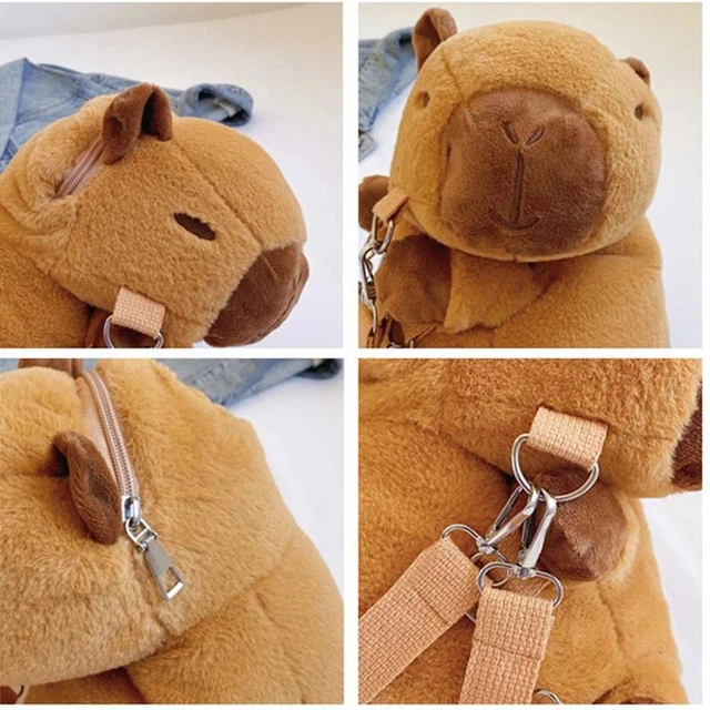 ANIMALS CAPYBARA PLUSH Backpack Capybara Students School Bag Girls $22. ...