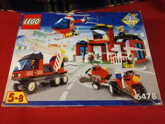 LEGO CITY 6478 - Fire Station - Fire Station - Complete with Box ...