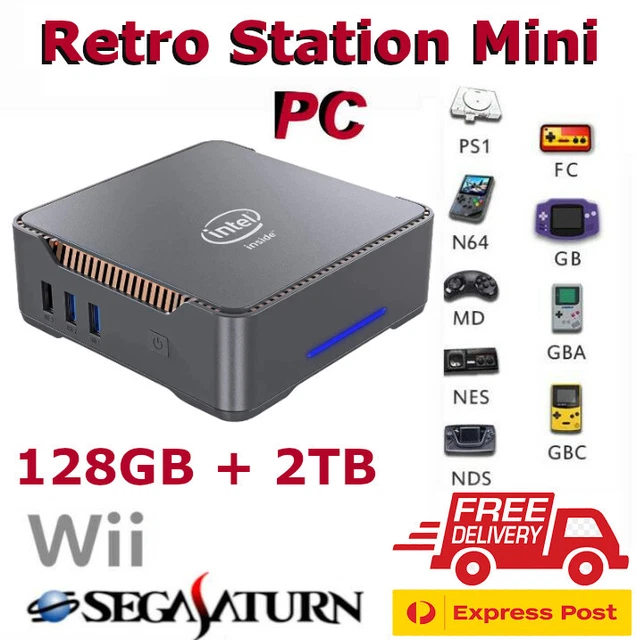RETRO STATION MINI PC 12th Gen Alder Lake CPU 256GB SSD + 2TB 70000 ...