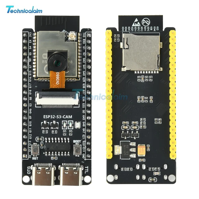 ESP32-S3-CAM OV3660 WIFI Bluetooth Development Board CH340 ESP32-S3-N16R8 Module EUR 11,17 ...