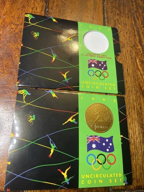 1992 AUSTRALIAN Mint Coin Set - Barcelona Olympic Games $45.00 ...
