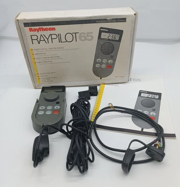 RAYMARINE RAYTHEON RAYPILOT 65 Autopilot Control Unit Remote Controller ...