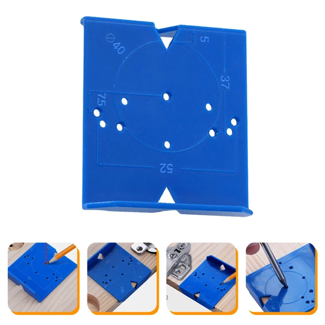 POSITIONING PUNCH RULER Drill Center Point Locator Practical Hinge ...