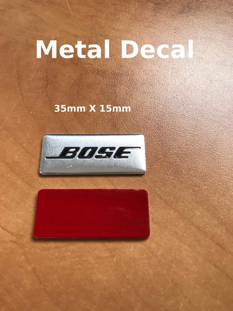 BOSE METAL DECAL Sticker Badge Logo One Decal Included Bose6-1 $10.00 ...