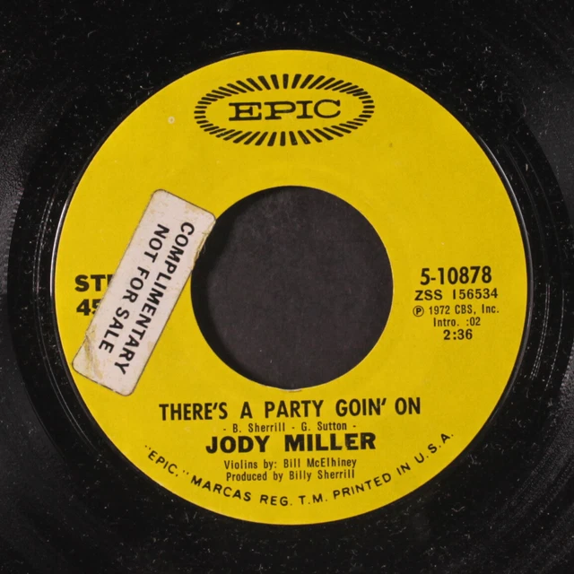 JODY MILLER : love's the response EPIC 7" Single 45 tr/min EUR 6,53 ...