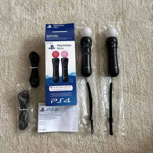 SONY PLAYSTATION MOVE Motion Controller Twin Pack - nero (PS3/PS4) come nuovo! EUR 99,00 ...