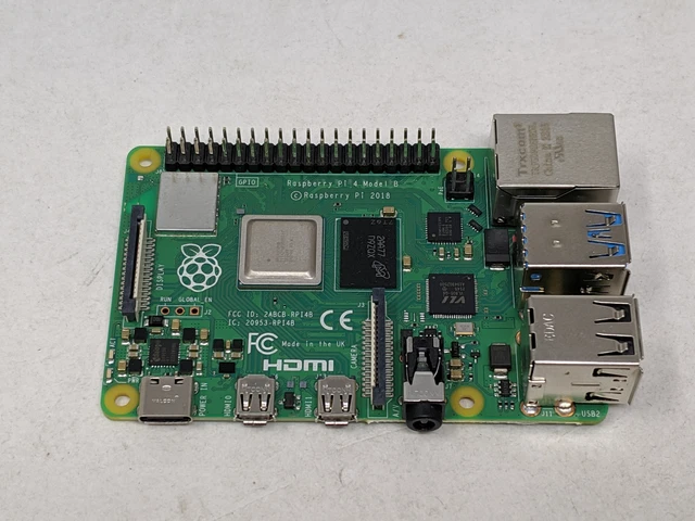 RASPBERRY PI 4 Model B 2019 Quad Core 64 Bit WiFi Bluetooth (4GB) (WY ...