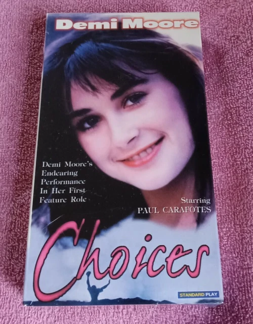 CHOICES VHS DEMI Moore Paul Carafotes Silvio Narizzano New Sealed SA £9 ...