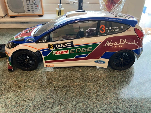 HPI SUPER NITRO car RS4 Ultra Rare Chassis with Rare HPI Abu Dhabi WR8 ...