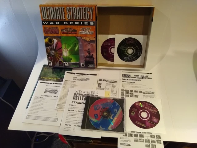 ULTIMATE STRATEGY WAR Series - PC Big Box C&C Red Alert Fleet Command ...