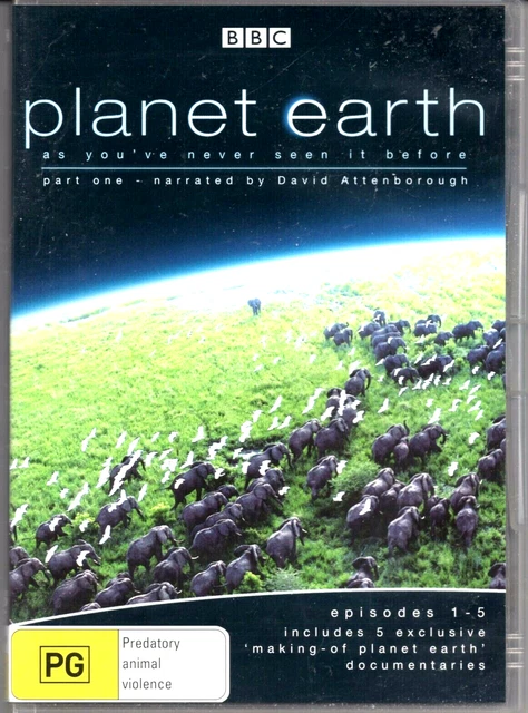 PLANET EARTH DVD Part One Episodes 1-5 - David Attenborough - Region 4 ...