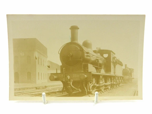 ANTIQUE REAL PHOTOGRAPH railway train postcard N.E.R. C1 Class steam ...