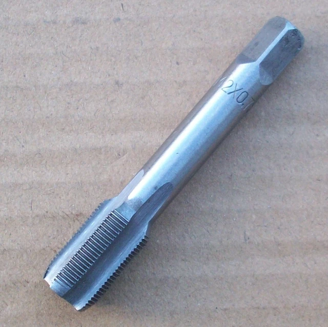 12MM METRIC SECOND Tap ~ M12 X 0.75 Fine Thread ~ Slim Shank ~ Nos £5. ...