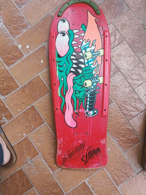 VINTAGE 1986 SLASHER DECK ART by Jim Phillips Old school Skateboard Og ...