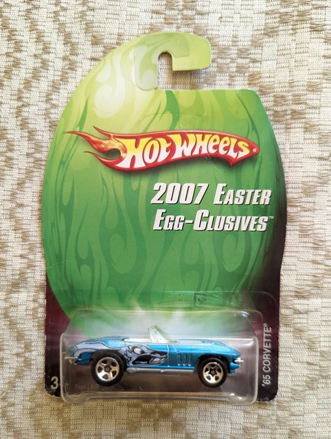 2007 HOT WHEELS Easter Egg-Clusives Series '65 CORVETTE Blue w/Chrome 5 ...