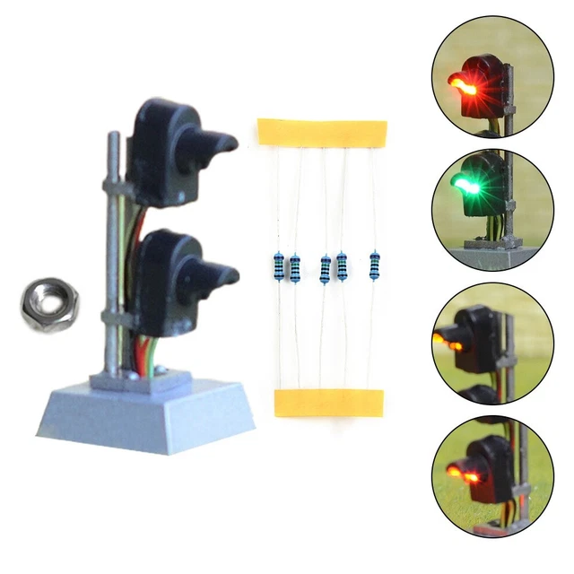 GROUND SEARCHLIGHT SIGNAL GreenRed Dwarf Signals Dwarf Signals HO Scale ...