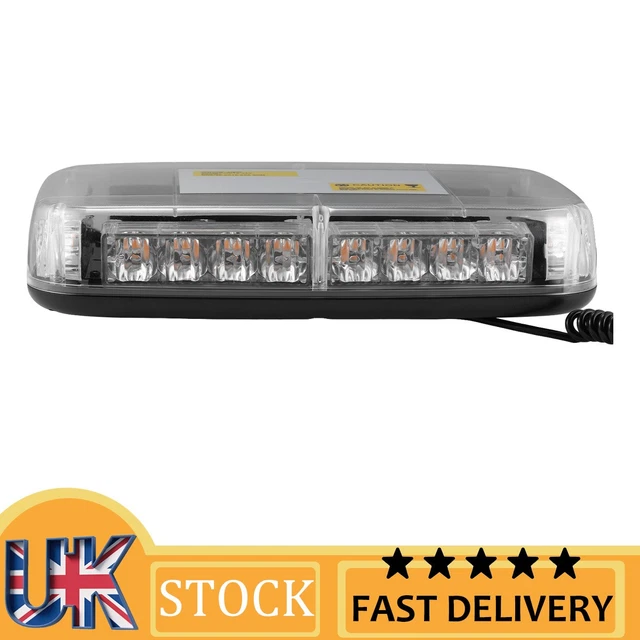 LED WARNING light Flashing Beacon Magnetic Roof Recovery Light Bar 48 ...