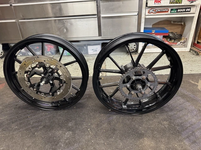 YAMAHA YZF R125 2014 2018 Abs Wheels Rims Pair £115.12 - PicClick UK