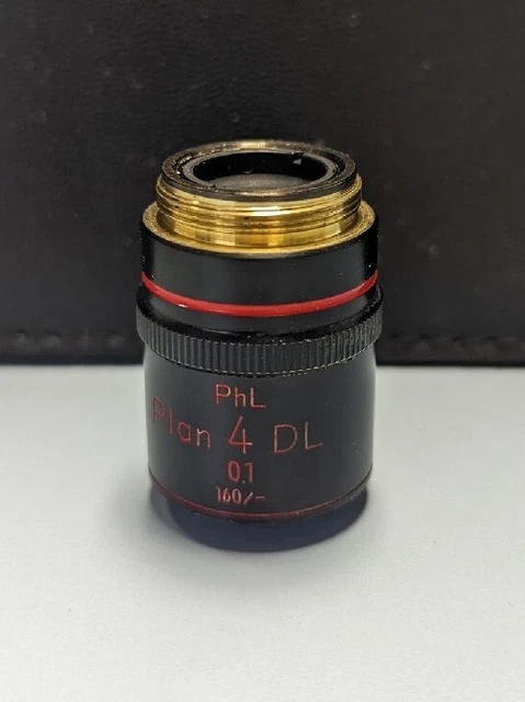 NIKON PLAN 4X/0.1 PhL DL Microscope Objective £12.00 - PicClick UK