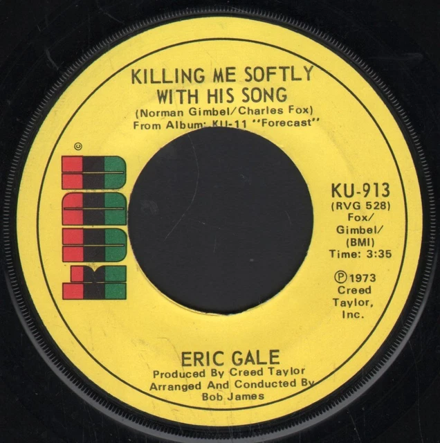 ERIC GALE KILLING Me Softly With His Song / Cleopatra 7" vinyl USA Kudu ...