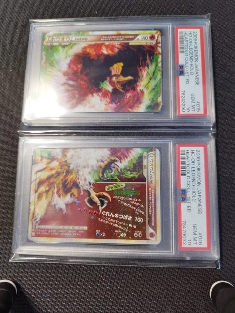 POKEMON CARD HO-OH Legend 015/070 - 016/070 PSA 10 HGSS EUR 450,00 - PicClick FR