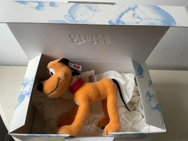 DISNEY PLUTO DOG , Steiff, 354557, Limited Edition 2016 Brand New Boxed ...